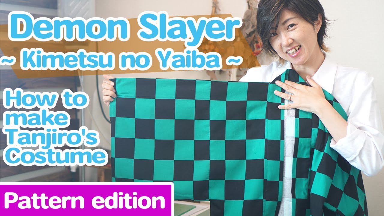 【Cosplay of DEMON SLAYER】Make easy pattern from long sleeve shirt - YouTube
