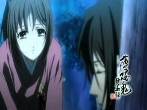 Hakuouki Chizuru And Hijikata Kiss
