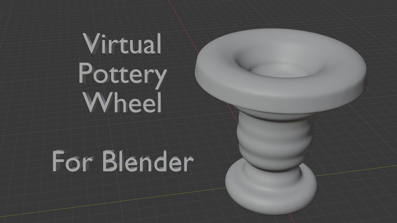Virtual Pottery Wheel - A Blender Add-on - YouTube