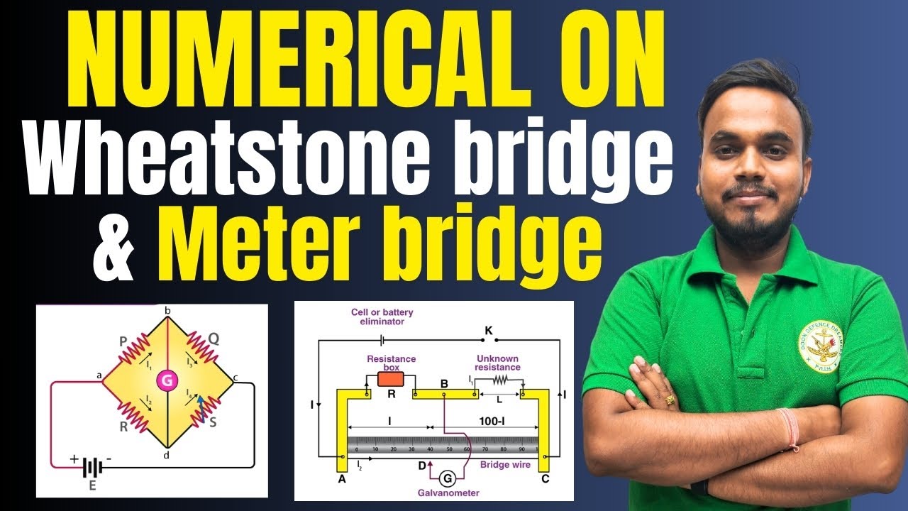 NUMERICAL ON Wheatstone bridge & Meter bridge | Class 12th | Boards ...