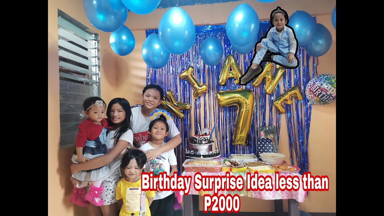 Birthday Surprise Idea for 2000 petot🎂 ️💡 7th birthday celebration ...