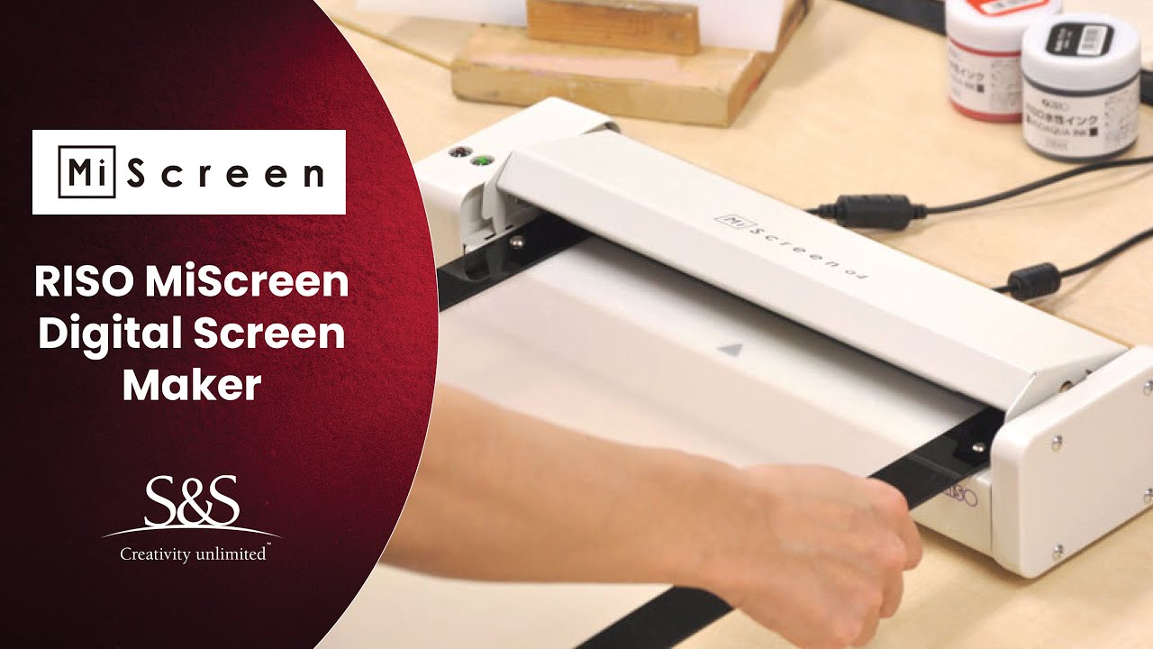 RISO MiScreen Digital Screen Maker - YouTube