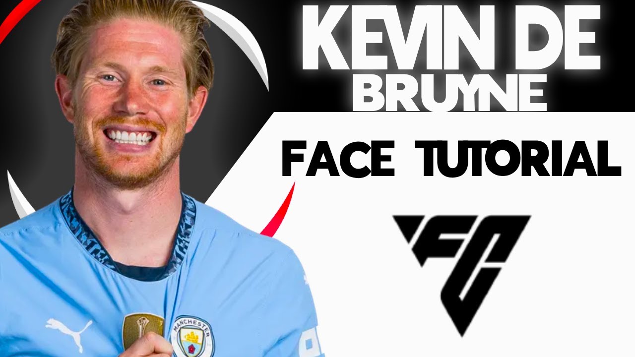EAFC 25 How To Create Kevin De Bruyne (Face) Simple Tutorial - YouTube