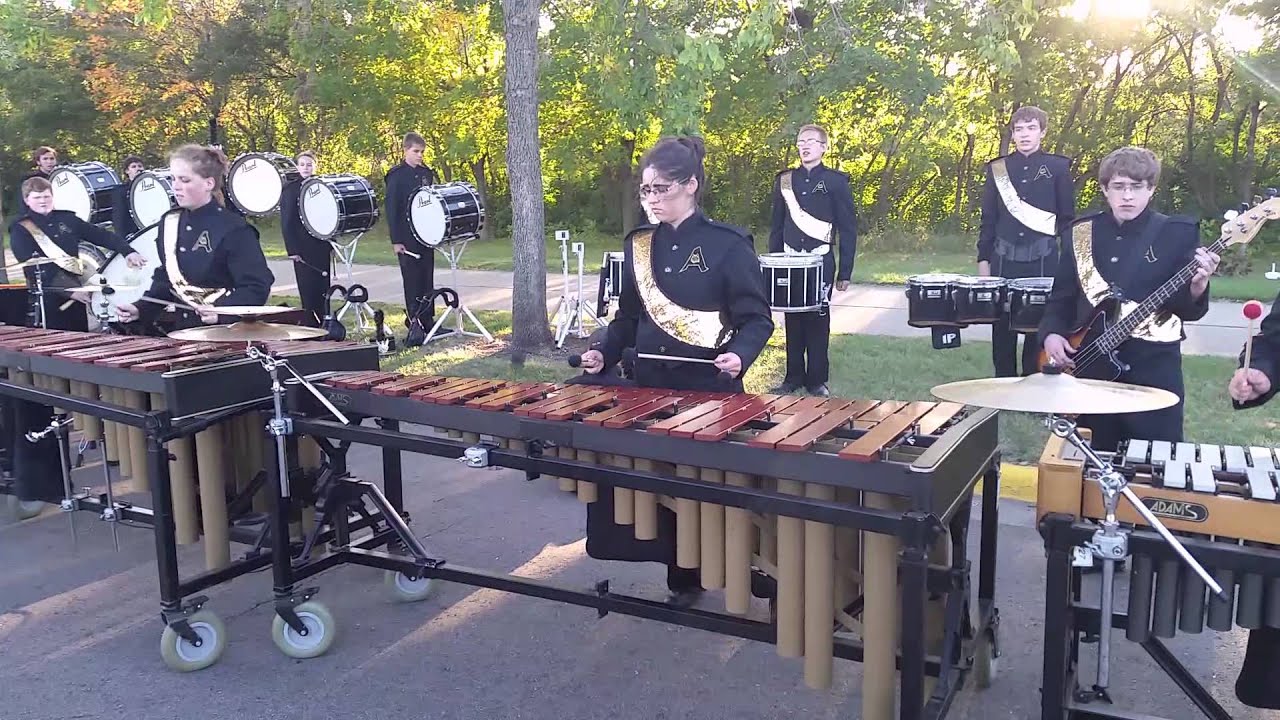 Andover High School Marching Band 2014 Percussion - YouTube