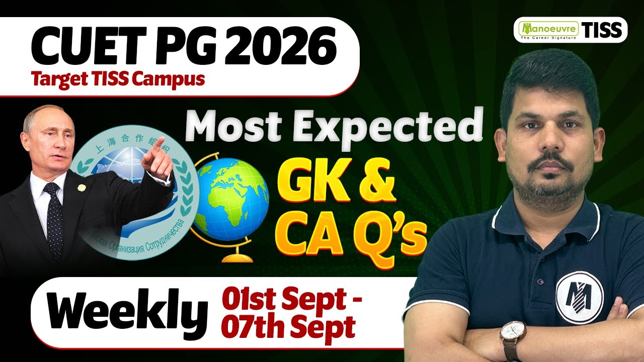 CUET PG 2026 - : GK and Current Affairs Most Expected Questions ...