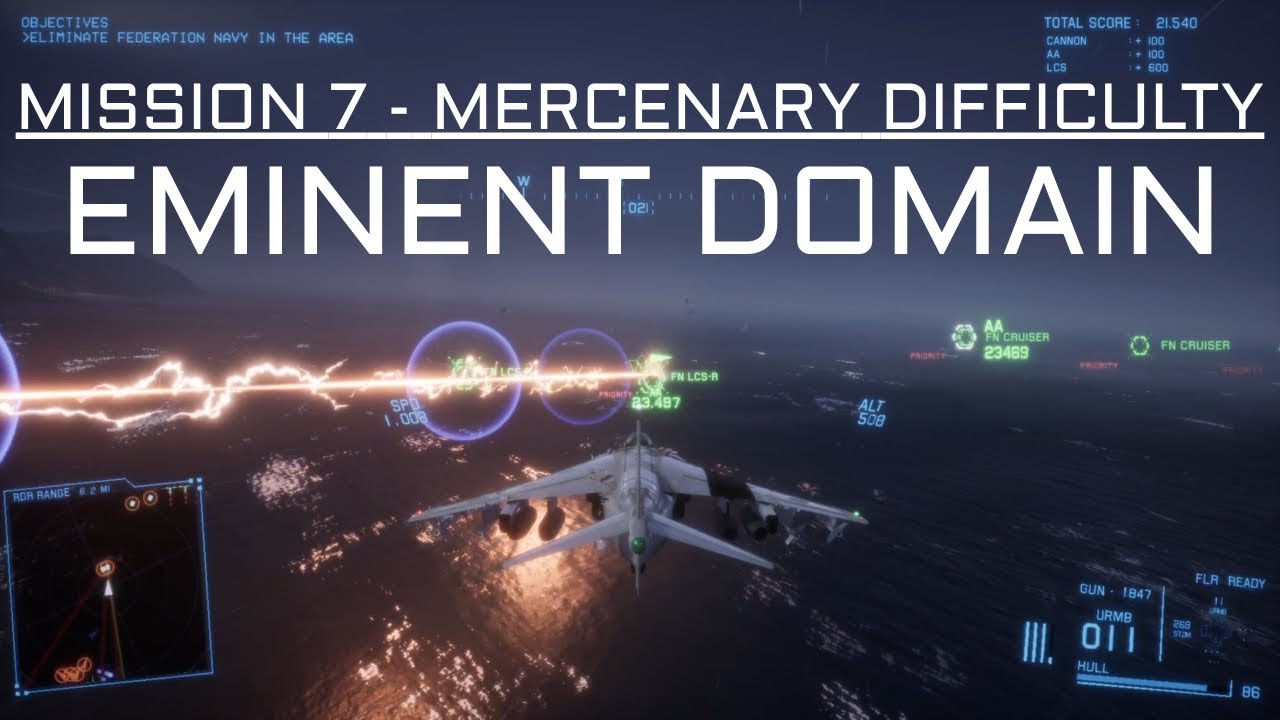 Project Wingman | Mission 7: Eminent Domain (Mercenary Difficulty) (PS5 ...