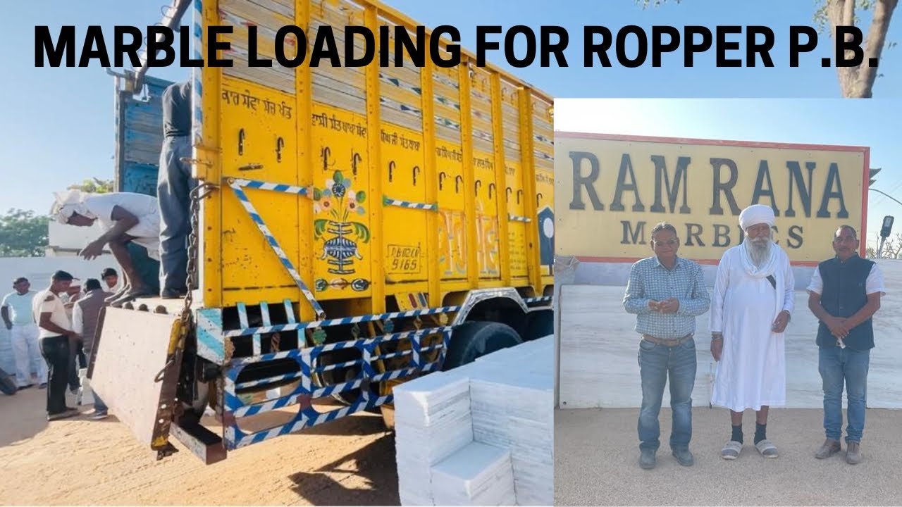 Marble loading in Roper Punjab. Marble loading in Gurudwara Shaib ...