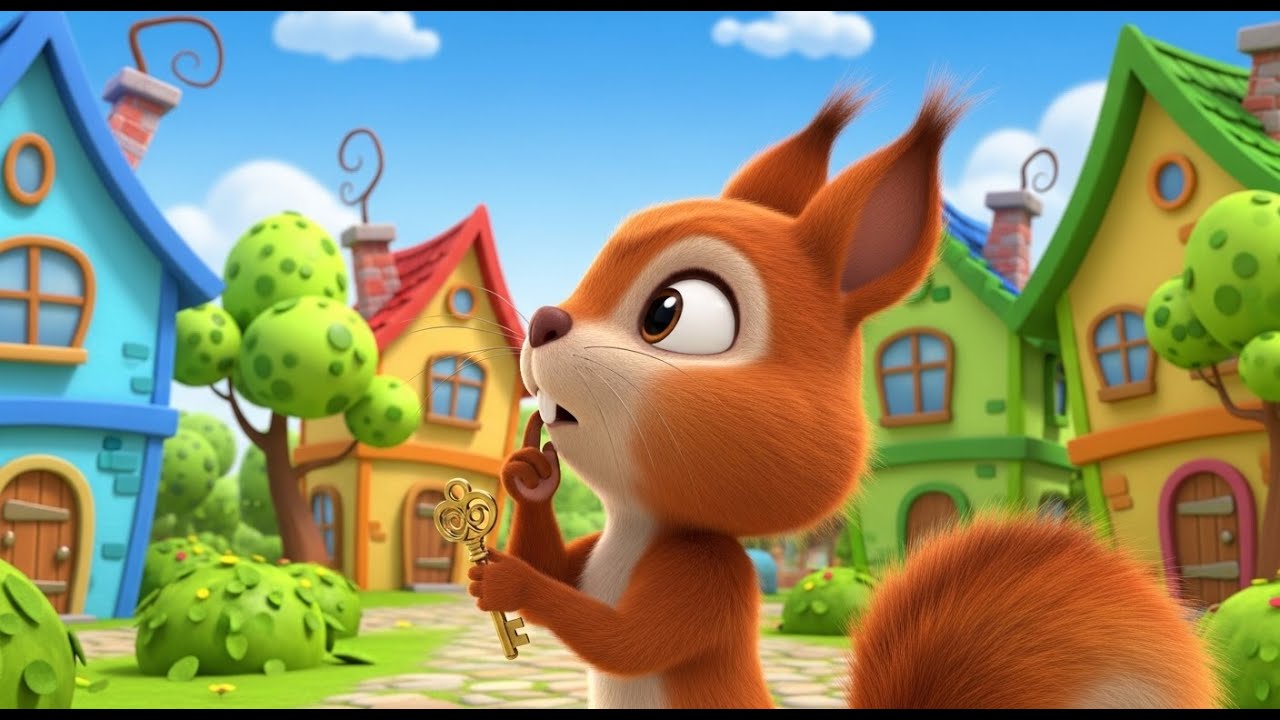 La Ardilla Que Encontró Una Llave | Mejores Rimas Infantiles y ...