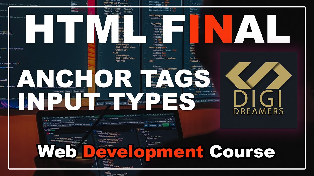 Some Anchor Tags type - Some input types - some other tags | HTML FINAL - YouTube