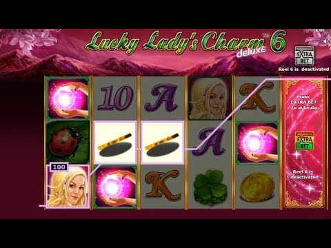Lucky Lady Charm Deluxe Slot Machine Gambling in Online Casino - YouTube