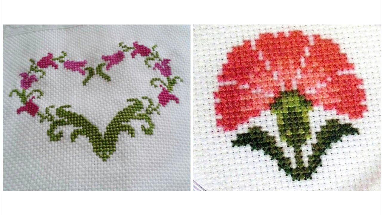Beautiful Cross Stich patterns for Everything - YouTube