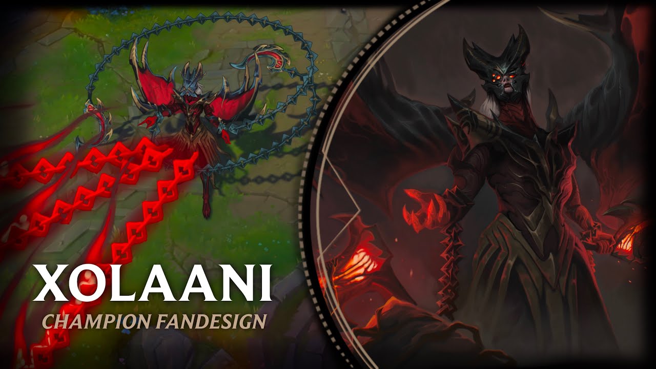 Designing a NEW League of Legends CHAMPION | Xolaani | The Bloodweaver ...