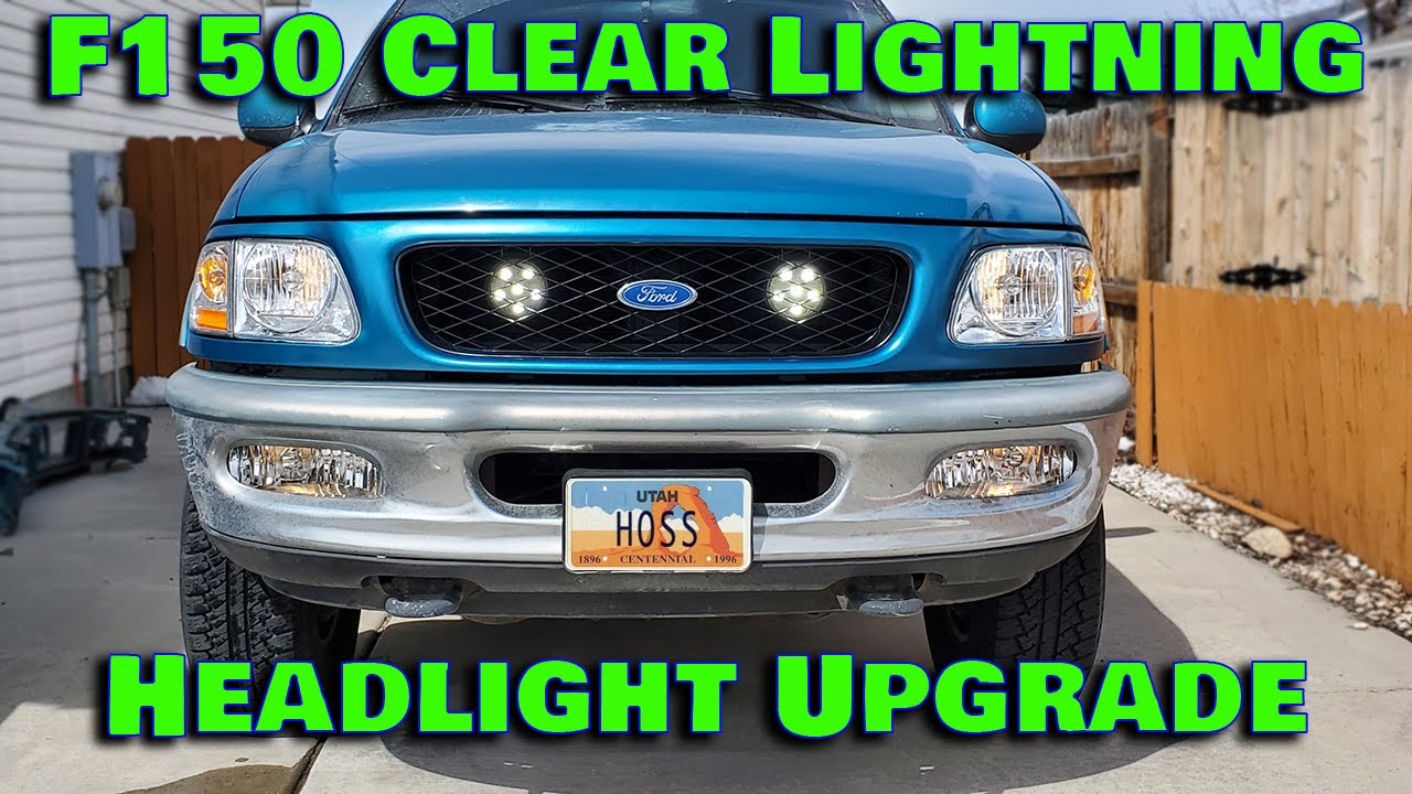 The 89G - Giving My 1997 Ford F150 a Facelift: Lightning Headlights ...