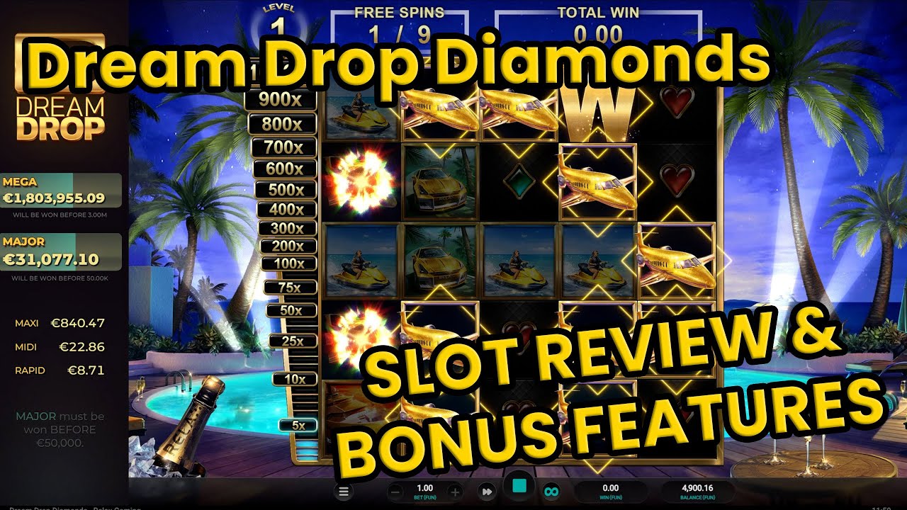 Dream Drop Diamonds Slot Review, Bonus Features & More! - YouTube