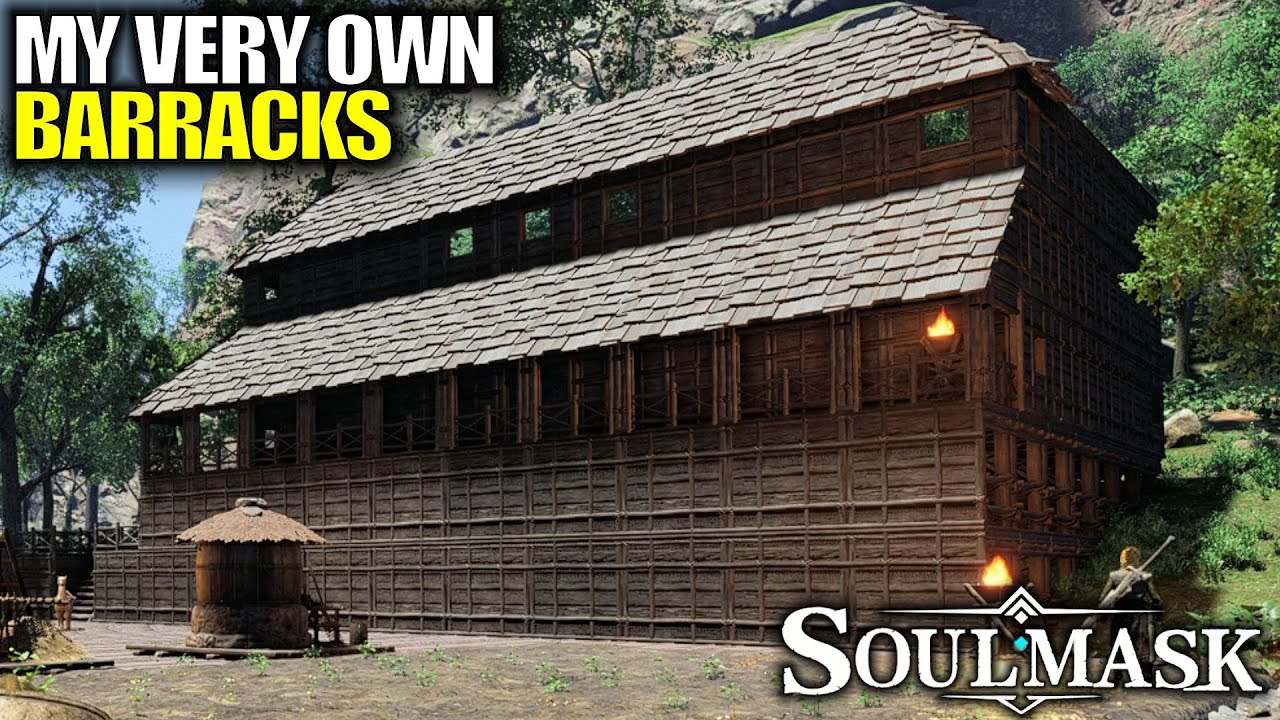 Will my People Actually Sleep in this Barracks? | Soulmask Gameplay ...