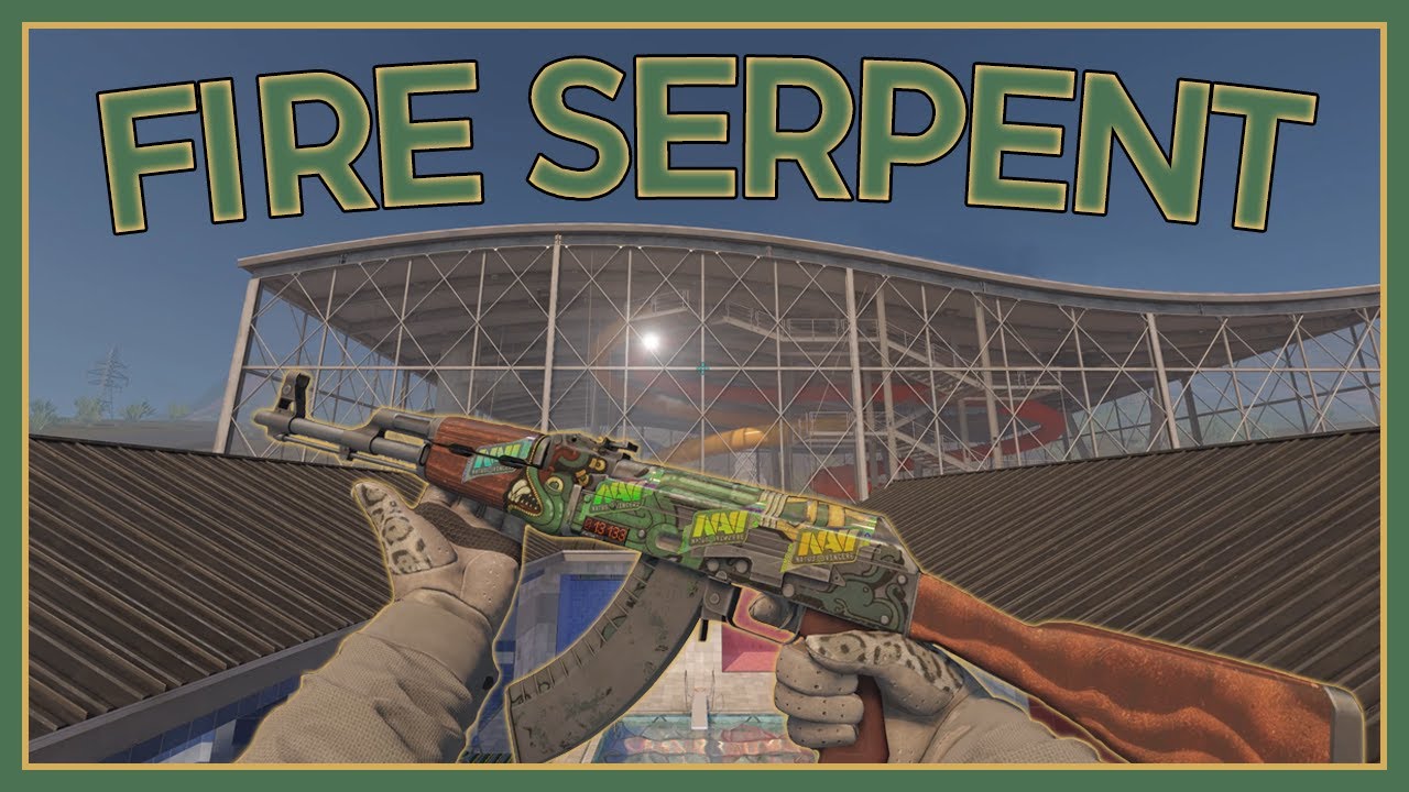 AK-47 Fire Serpent Showcase! (CS2 Skin Showcase) - YouTube