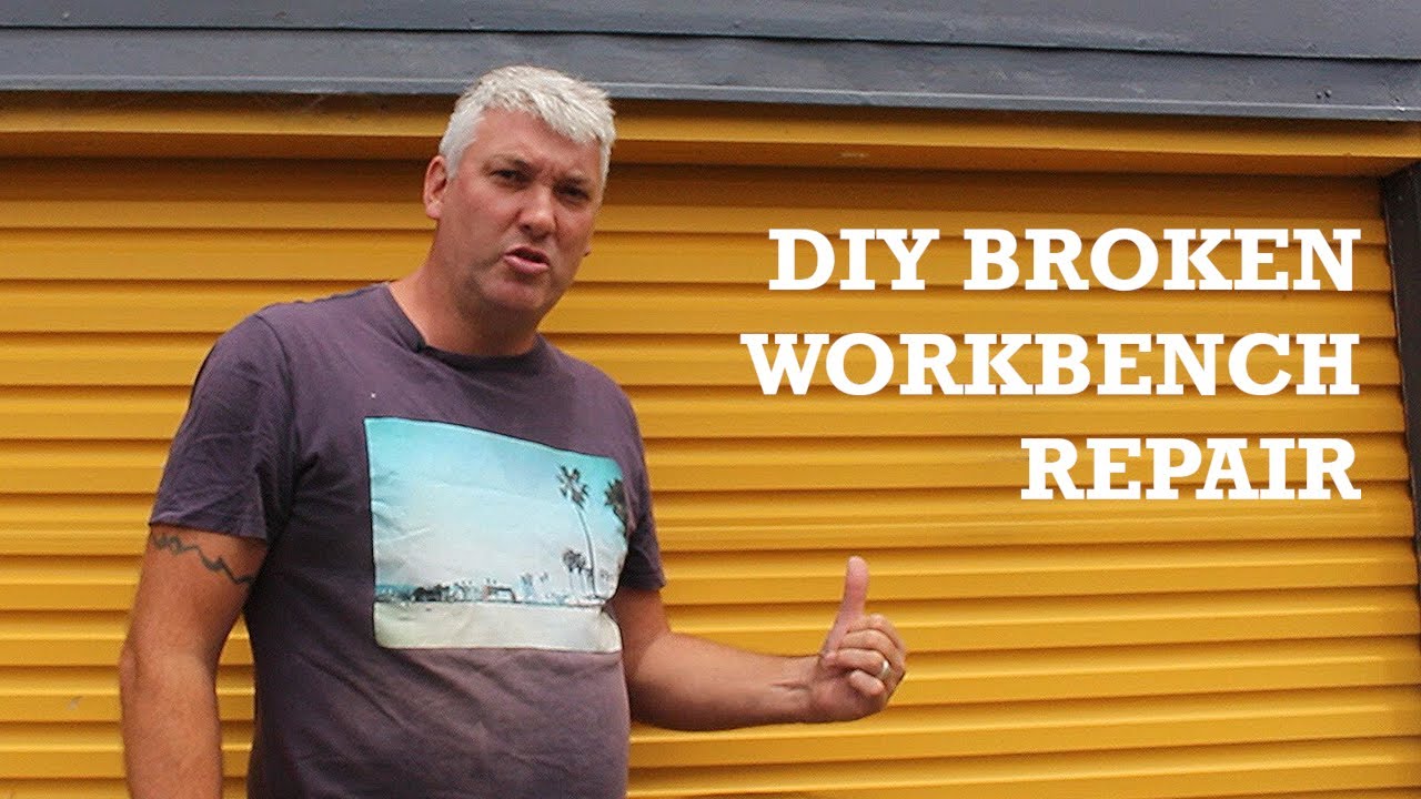 DIY Broken Workbench Repair - YouTube