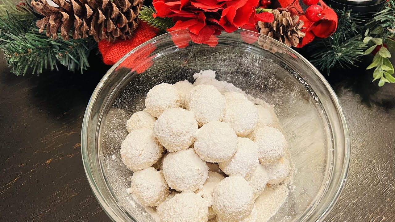 Snowballs Melt In Your Mouth Simple 4 Ingredients - YouTube