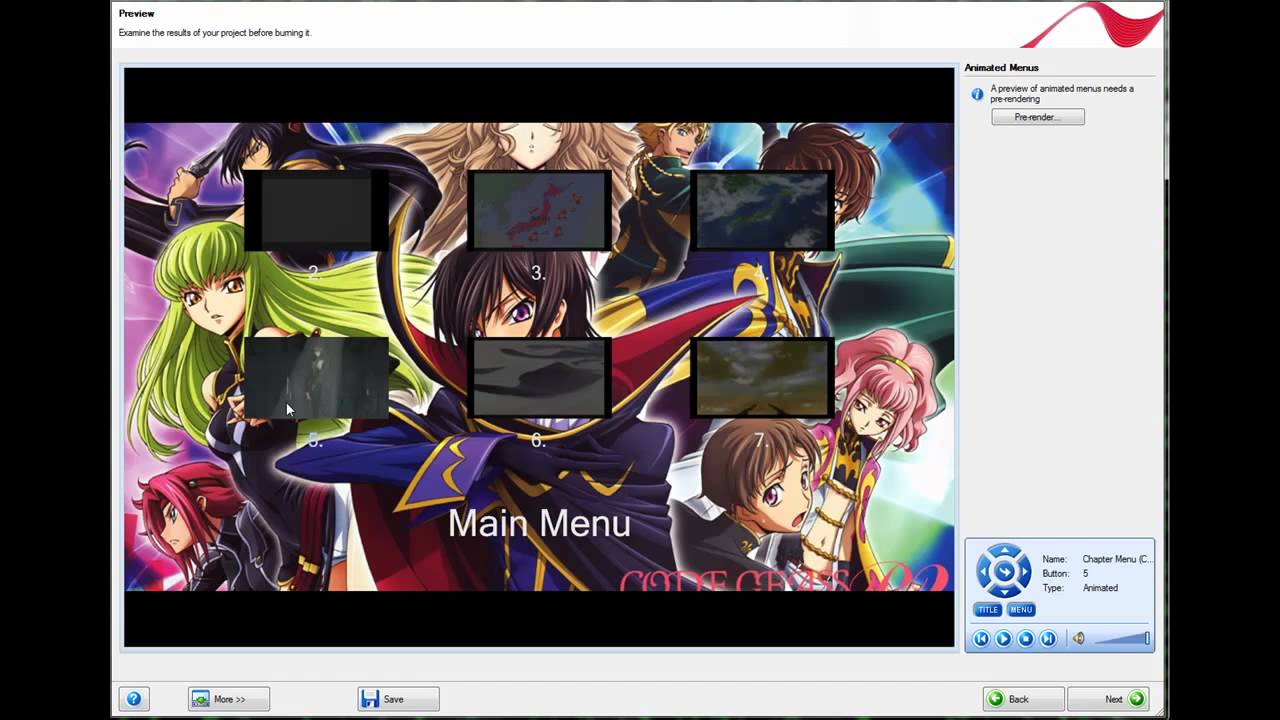 making custom menu in nero 9 - YouTube