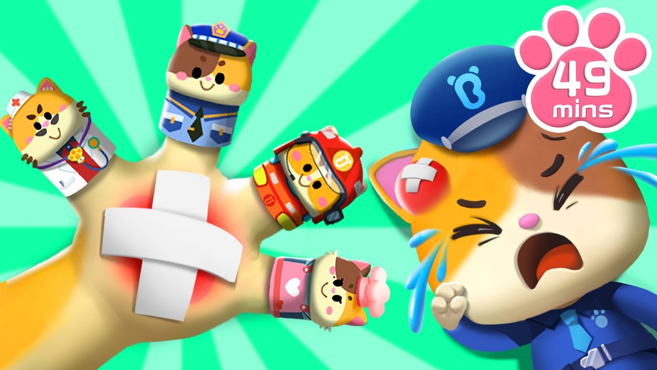 Finger Family Boo Boo Song | Jobs Song | Nursery Rhymes & Kids Songs ...