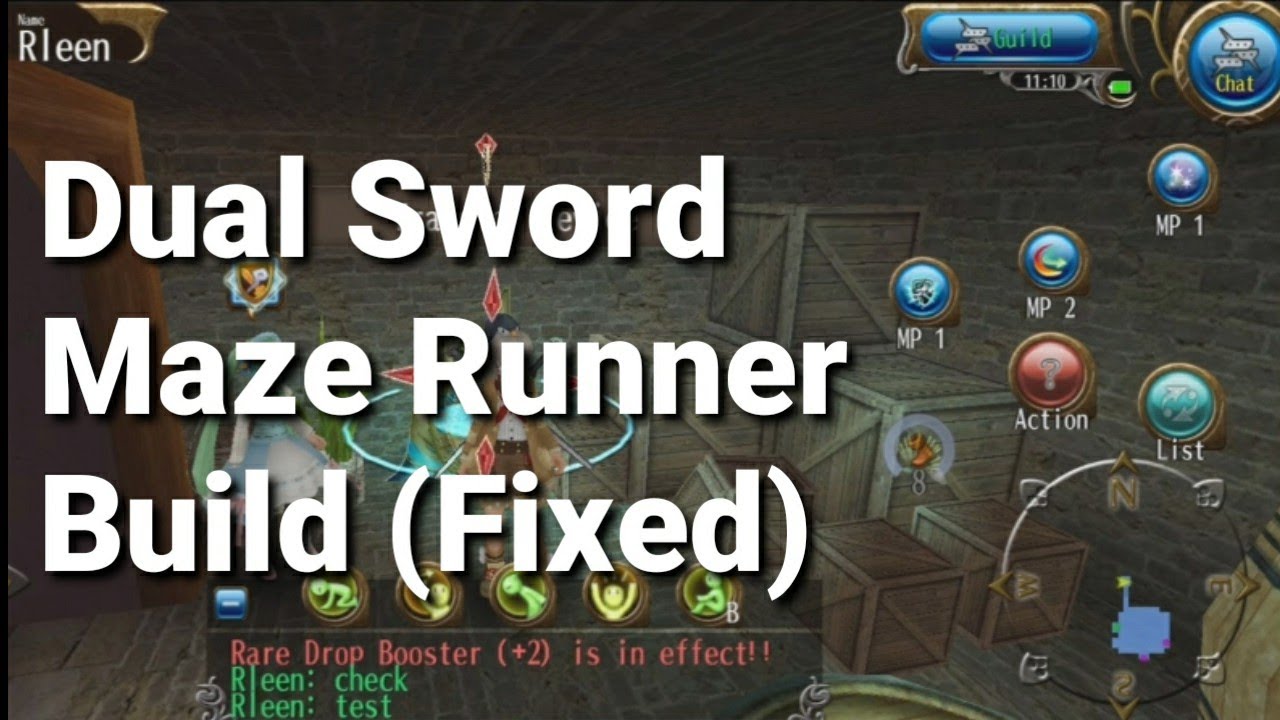 Dual Sword Maze Runner Build (Fixed) | Toram Online - YouTube