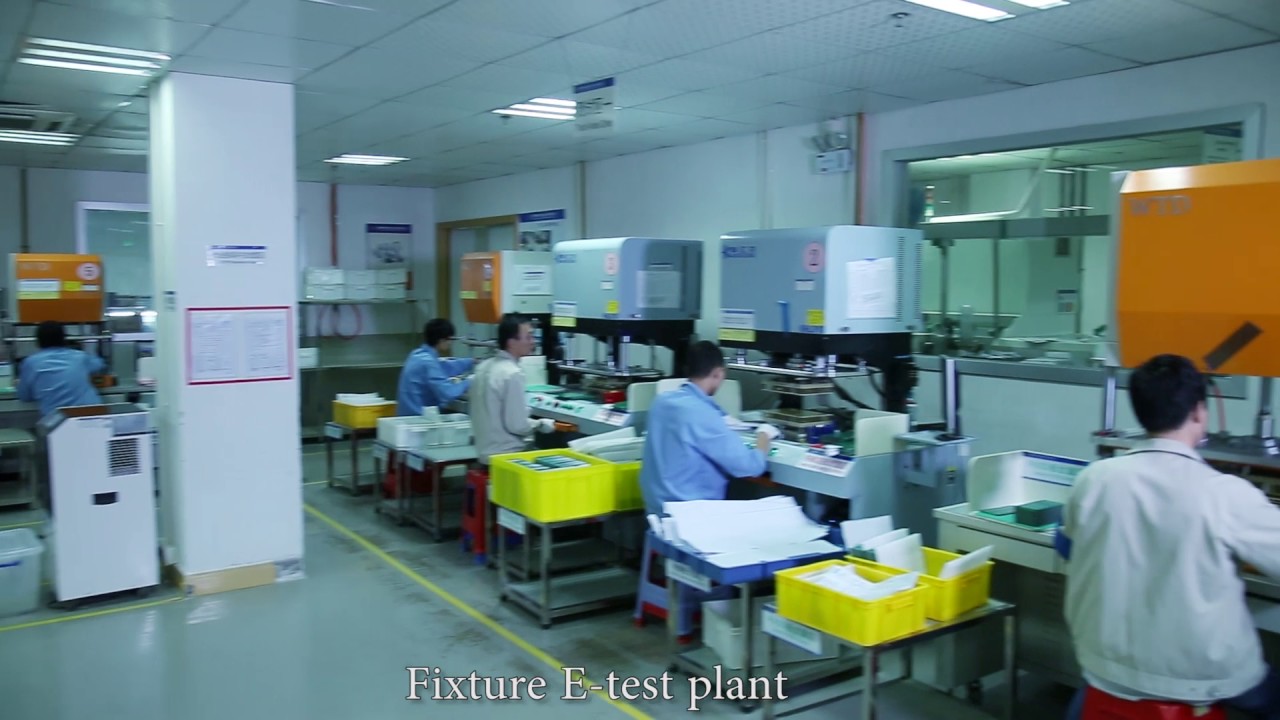 Fixture E test plant of PCB Manufacturing - YouTube