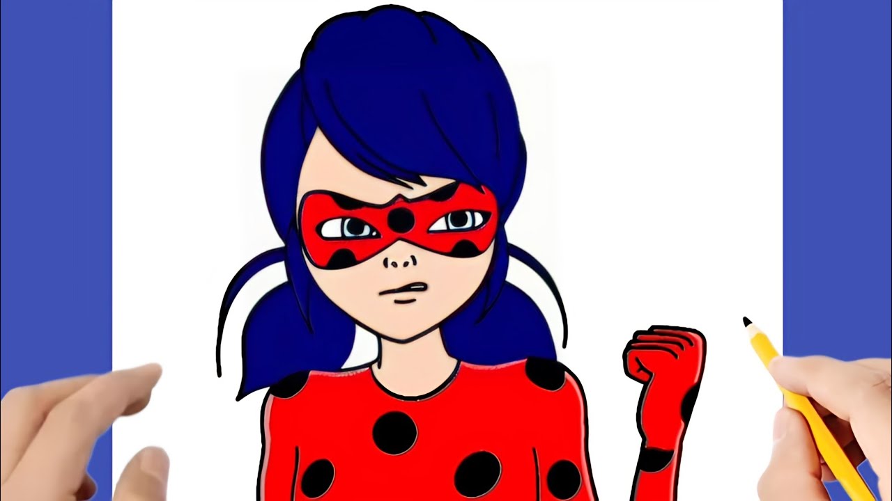 How to Draw Miraculous Ladybug | step by step - YouTube