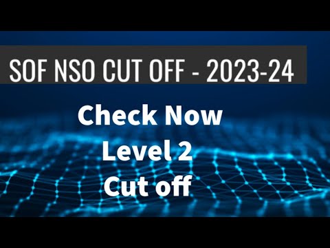 SOF NSO level 1 cut off out 2023 24 #sof #nso # ...