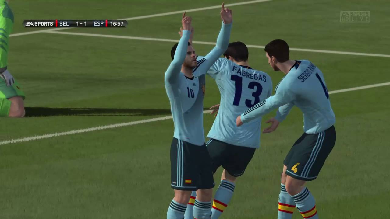 FIFA 14 MyCAREER- Eden Hazard S1G1 FIFA WCQ vs Spain - YouTube