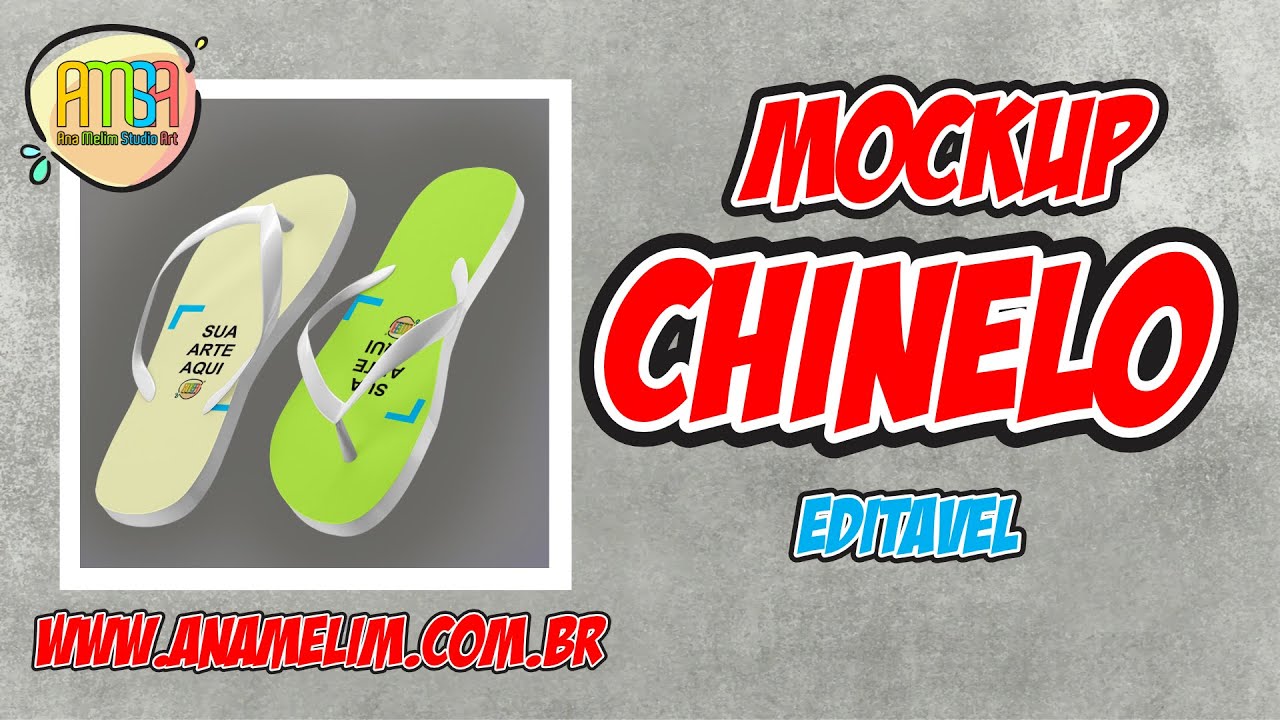 MOCKUP EDITÁVEL PARA CHINELO - Photoshop - YouTube