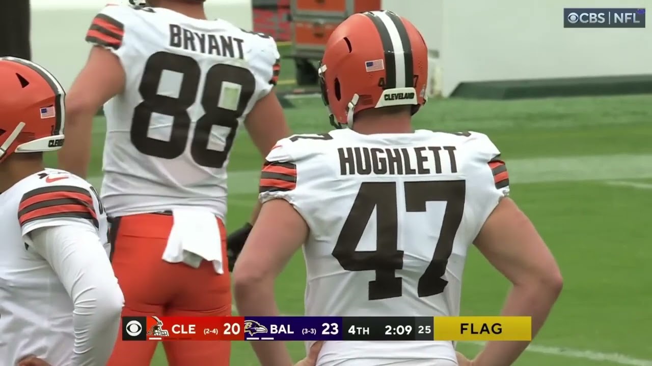 Browns get called for controversial OPI & false start vs Ravens - YouTube