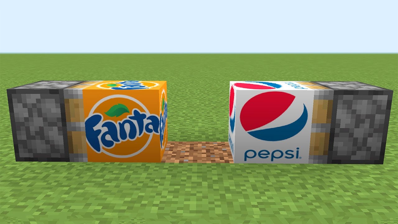What if Fanta + Pepsi in minecraft ?? - YouTube