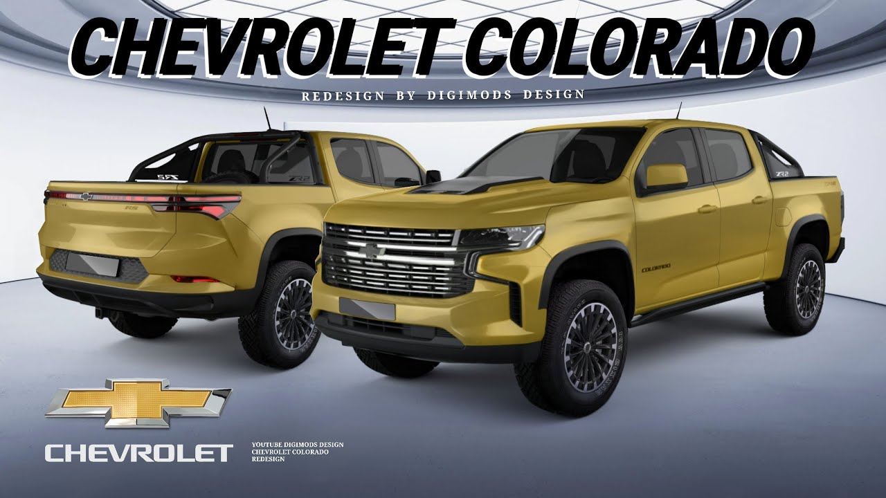 ALL NEW CHEVROLET COLORADO 2024 2025 REDESIGN Digimods DESIGN