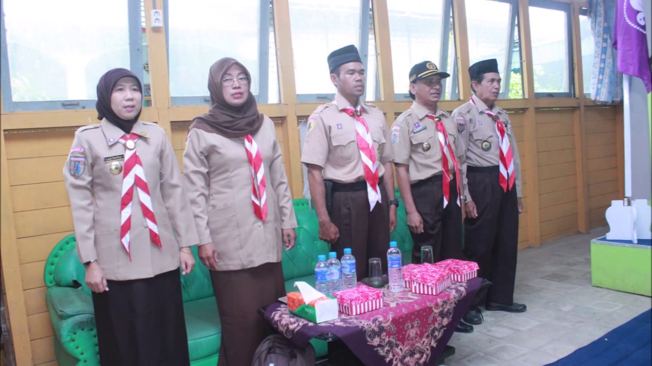 Tata Upacara Pelantikan Kwartir Ranting Gerakan Pramuka - YouTube