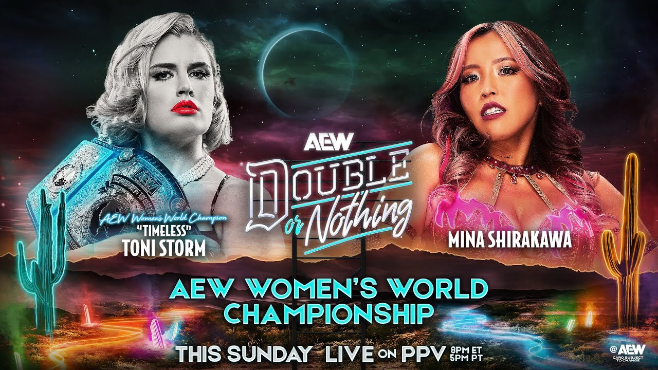 WWE 2K25 Toni Storm Vs. Mina Shirakawa - AEW Women's World Championship ...