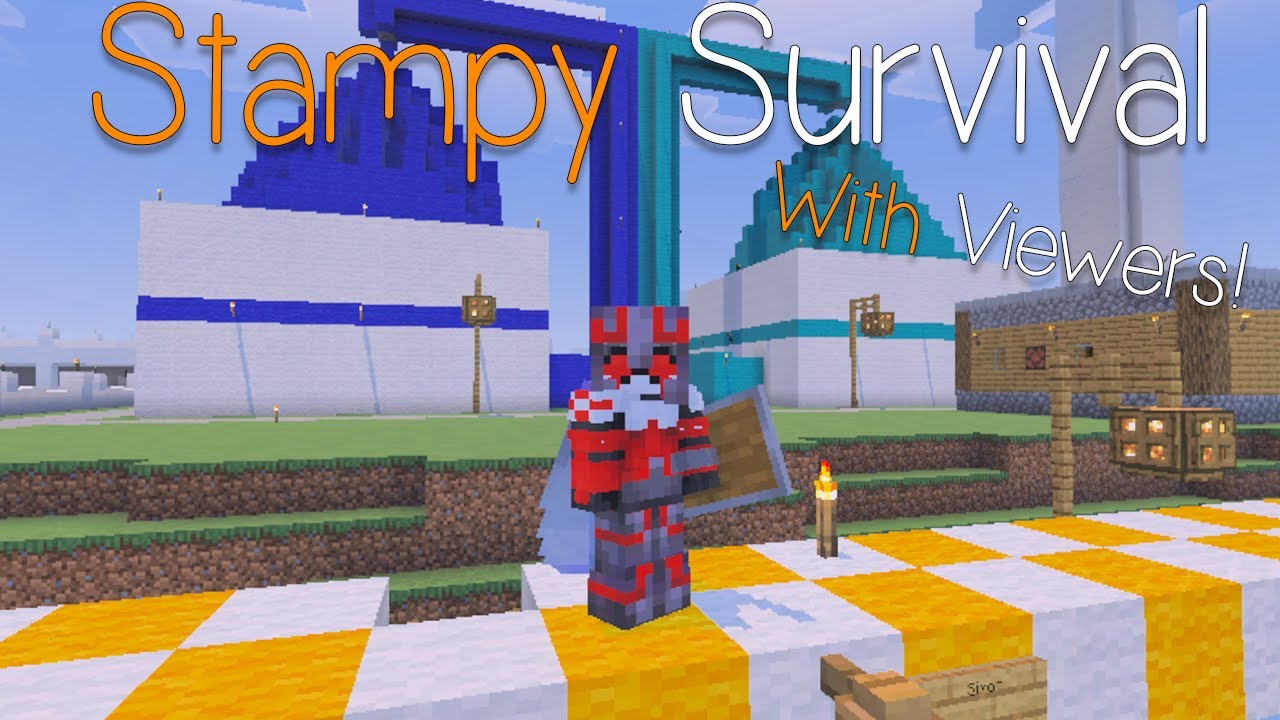 Building Stampy's Lovely World In Minecraft Survival - WITH VIEWERS ...