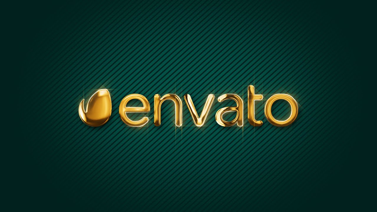 Get this Luxury Gold Logo Intro Animation After Effects Project File ...