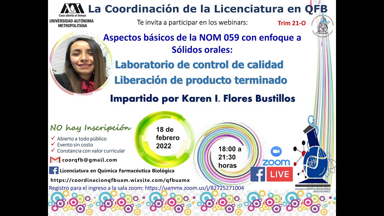 Sesión 3. Aspectos Básicos de la NOM-059 con enfoque a Sólidos orales ...