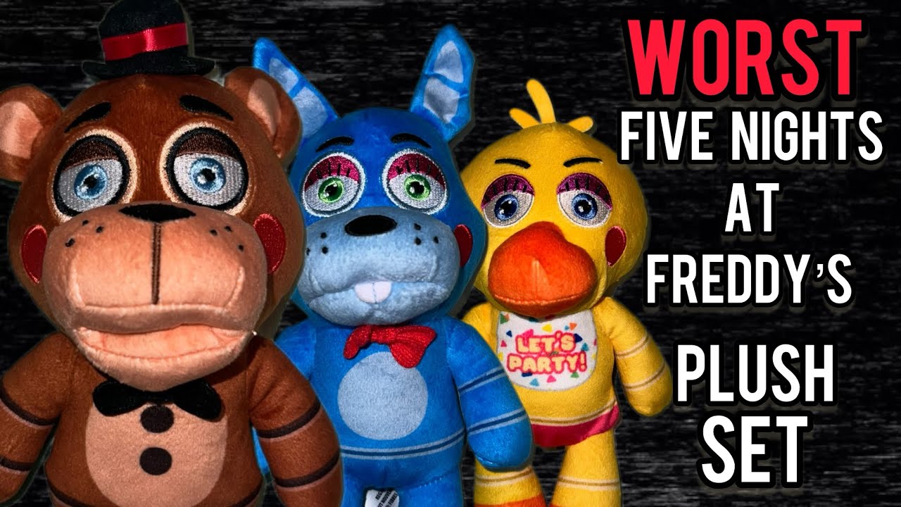 WORST FNaF PLUSHIES! PhatMojo Plush Set Review #fnaf #plushies #plush # ...