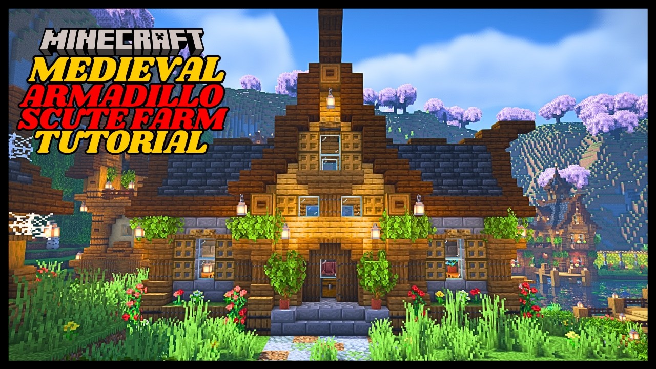 MINECRAFT : EASY! Medieval Armadillo Scute Farm TUTORIAL | JAVA ...