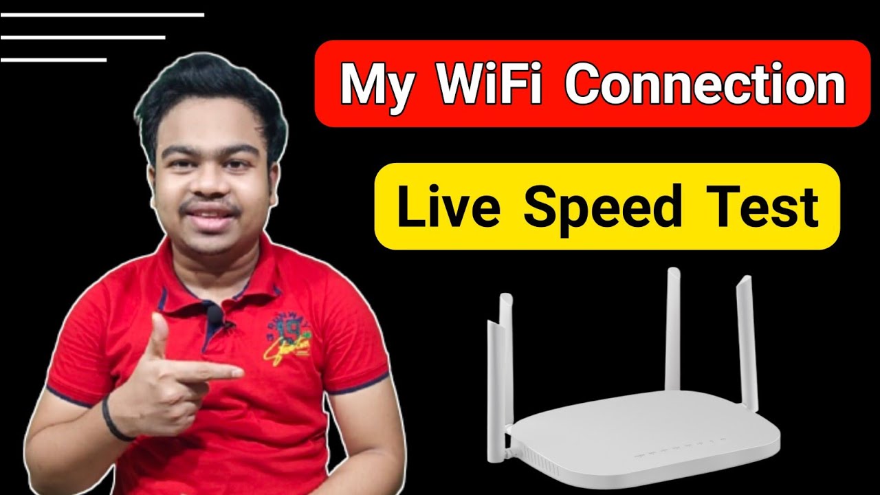 My WiFi Connection Live Speed Test | GTPL Broadband speed test - YouTube
