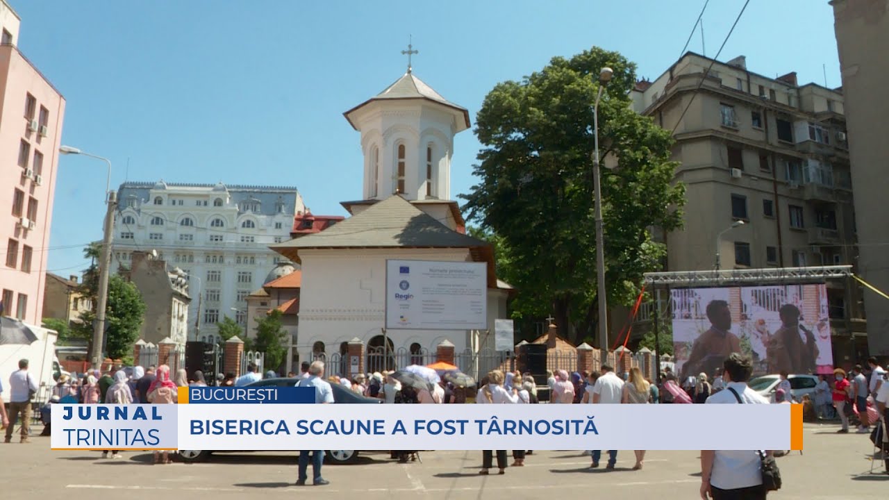 Biserica Scaune a fost târnosită - YouTube