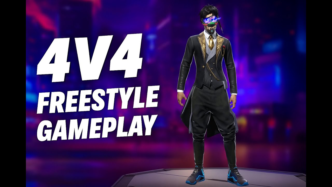 🔥 Free Fire 4v4 Freestyle Gameplay 🔥 - YouTube
