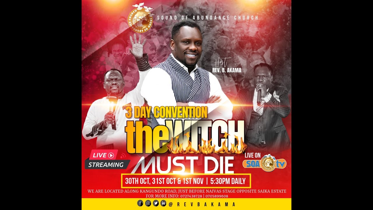 𝐓𝐇𝐄 𝐖𝐈𝐓𝐂𝐇 𝐌𝐔𝐒𝐓 𝐃𝐈𝐄 | 𝟑-𝐃𝐀𝐘 𝐂𝐎𝐍𝐕𝐄𝐍𝐓𝐈𝐎𝐍 | 𝐃𝐀𝐘 𝟏 | Apostle Peres Godwin ...