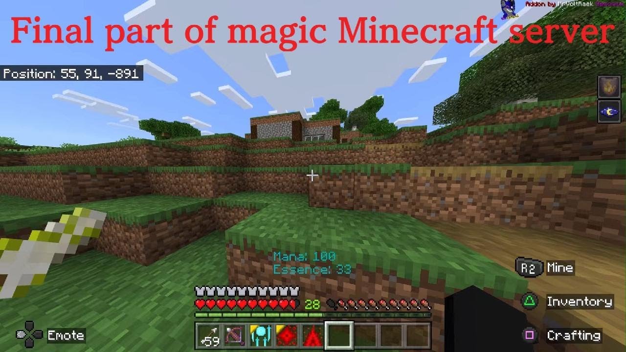 magic minecraft server finally - YouTube
