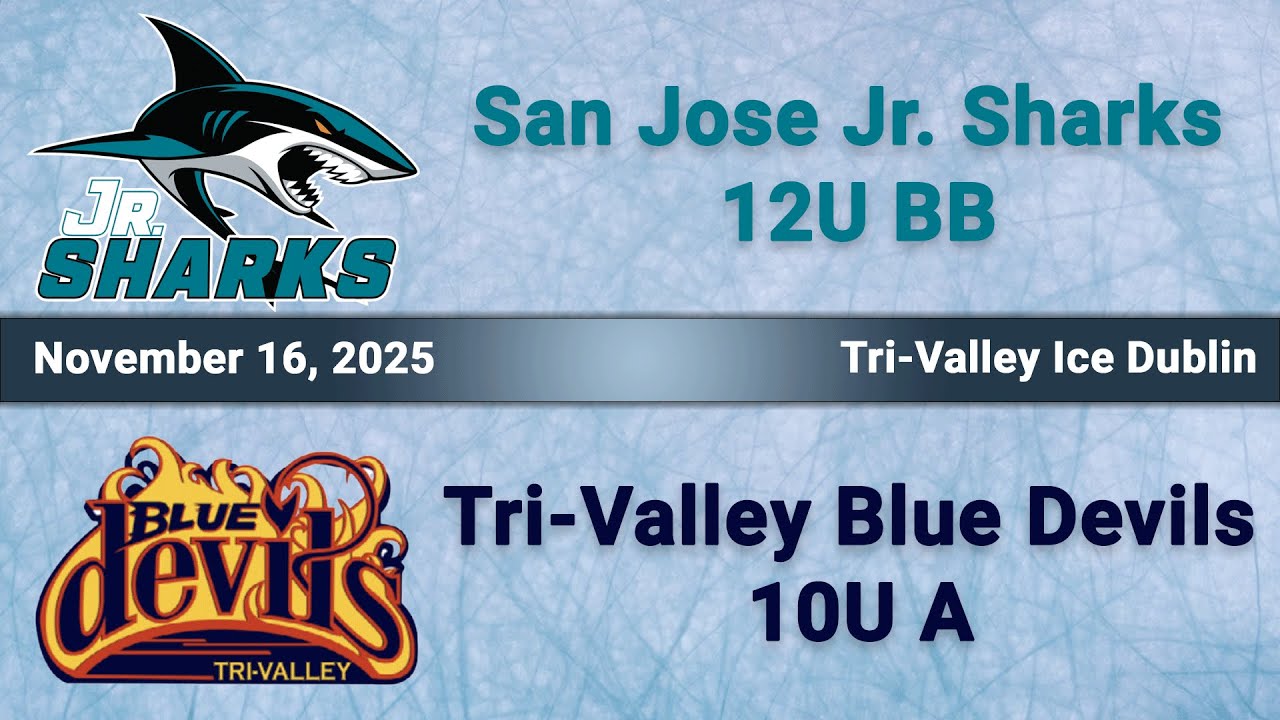 San Jose Jr Sharks 12U BB vs. Tri-Valley Blue Devils 10U A - YouTube