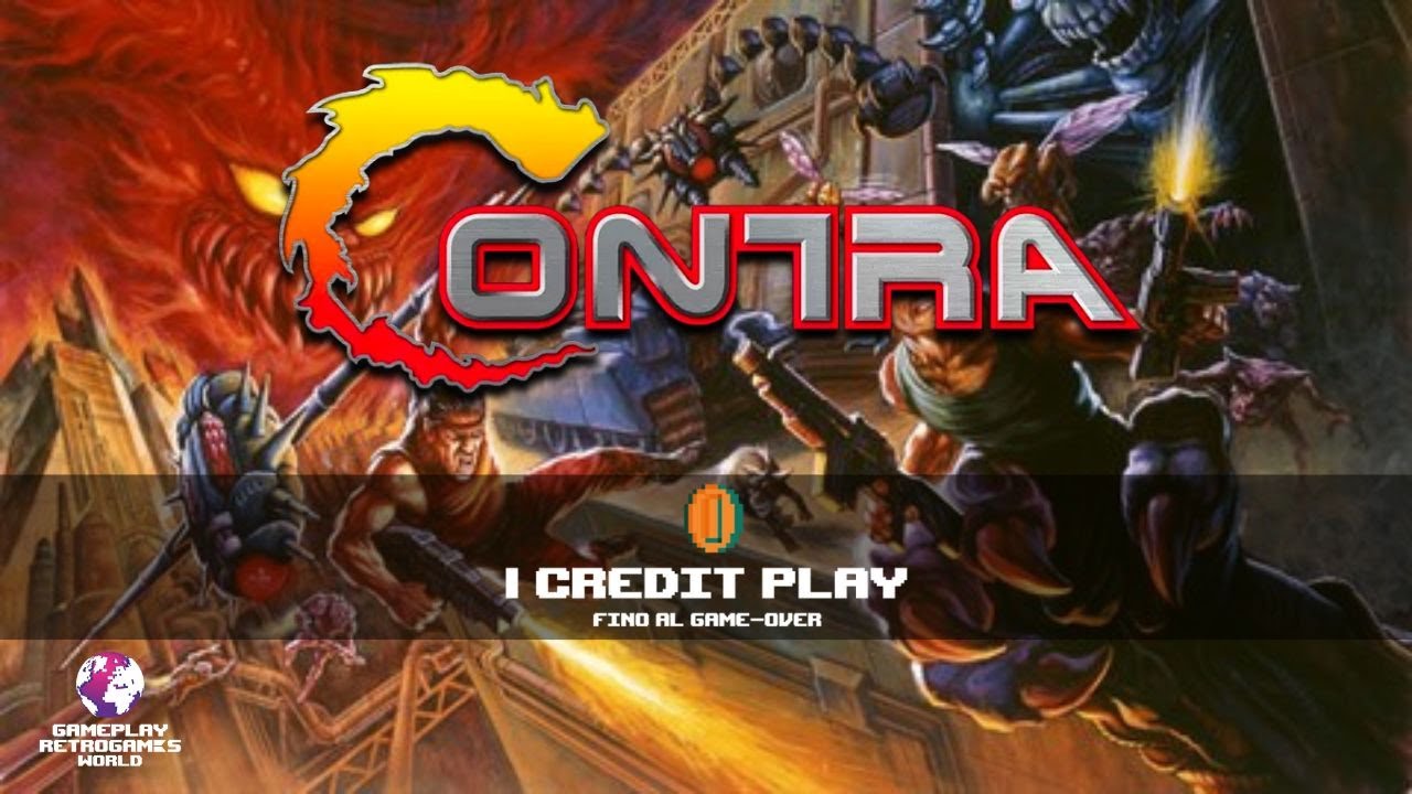 Contra (C64) - [ 1 CREDIT PLAY ] - YouTube