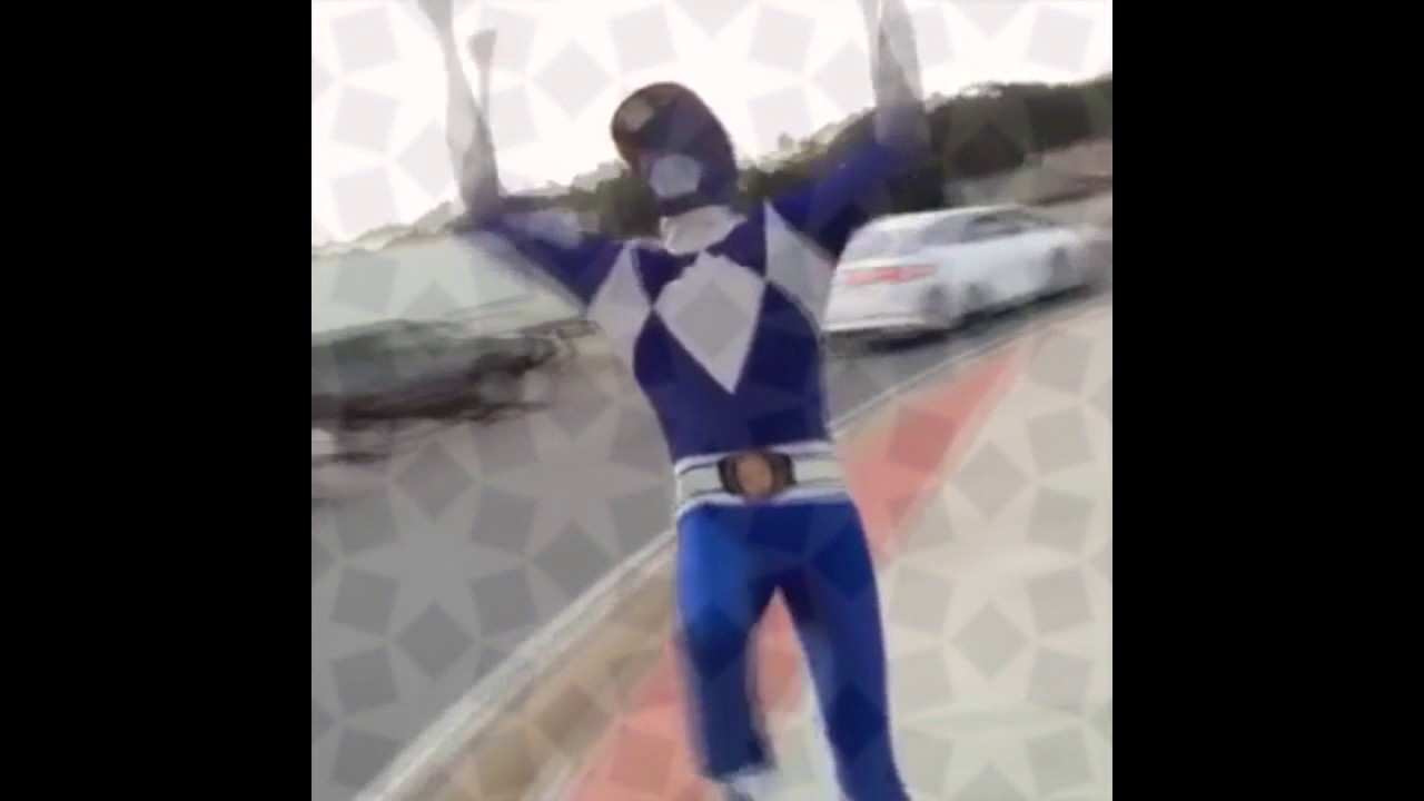 Dancing Blue Power Ranger - YouTube