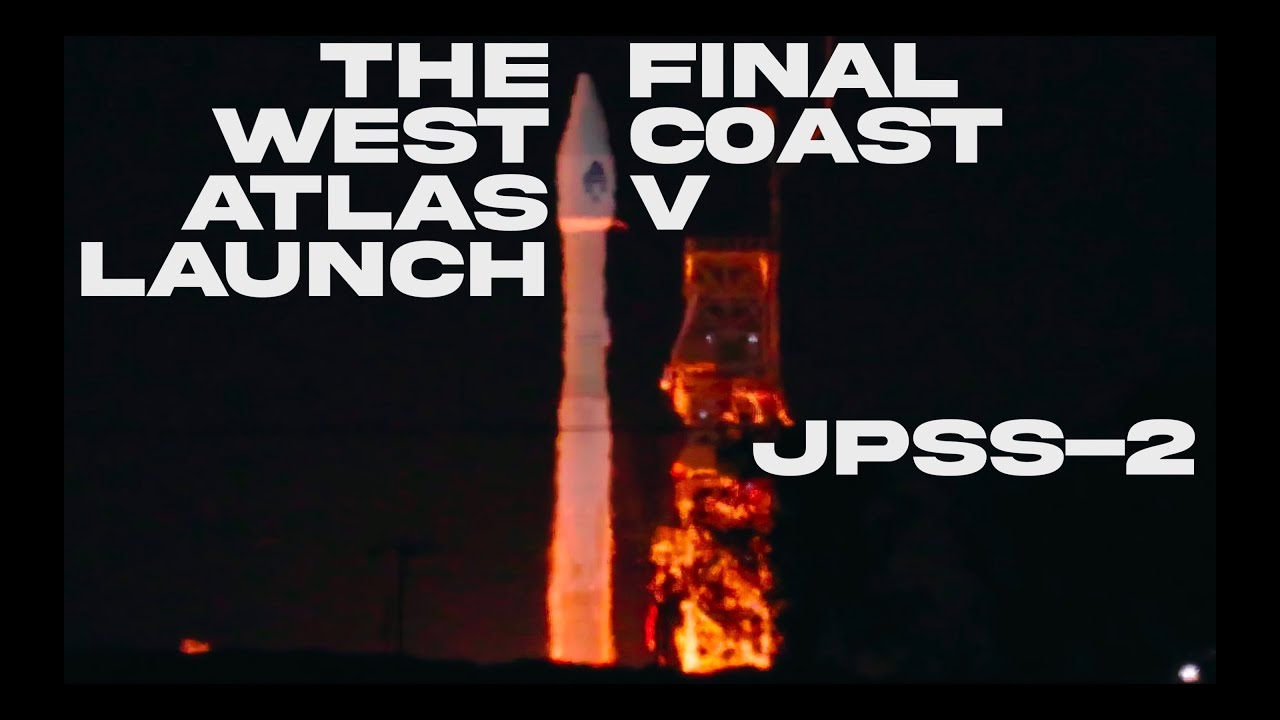 The Final Atlas V Launch Out of Vandenberg from 2.9 Miles Away - YouTube