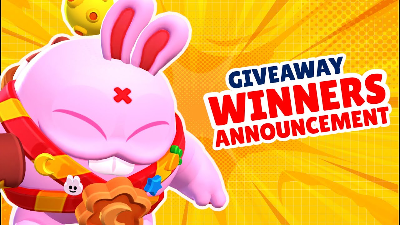 Bunny squeak GIVEAWAY WINNERS announcements - Brawl stars # ...
